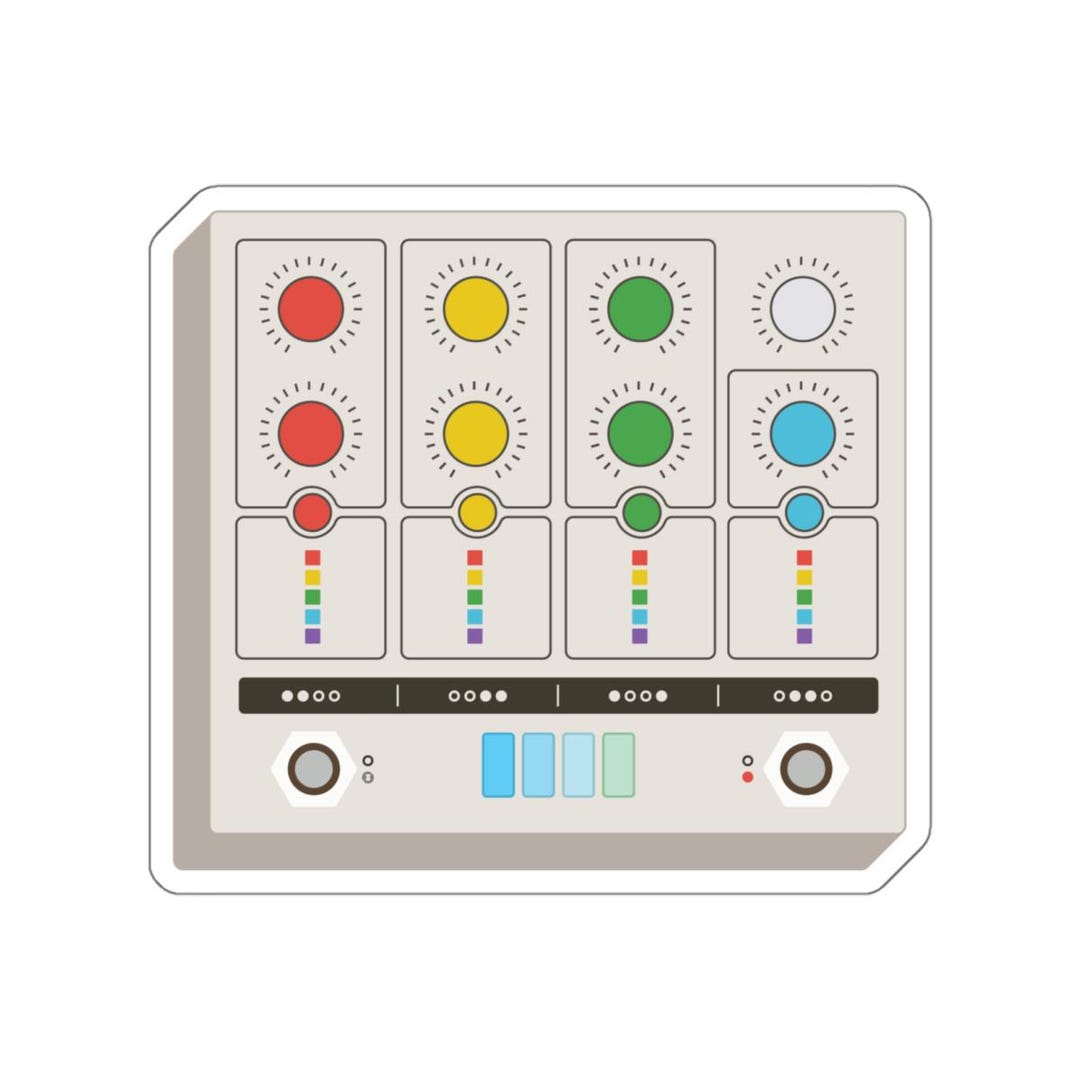 Hologram Chroma Console Sticker - Die-cut Icon Edition - Etsy