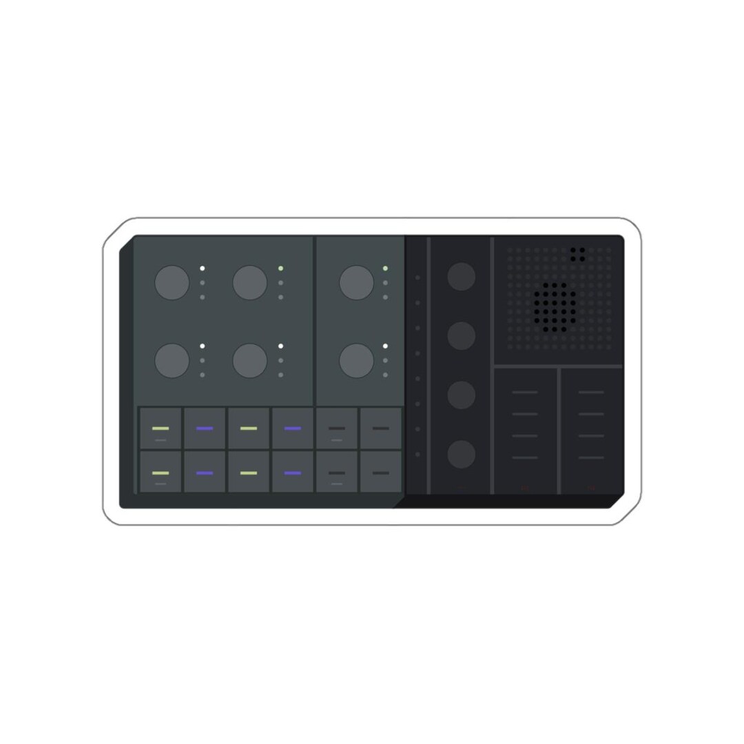 Yamaha SEQTRAK Black Sticker Die Cut Icon, Portable Groovebox Synth ...