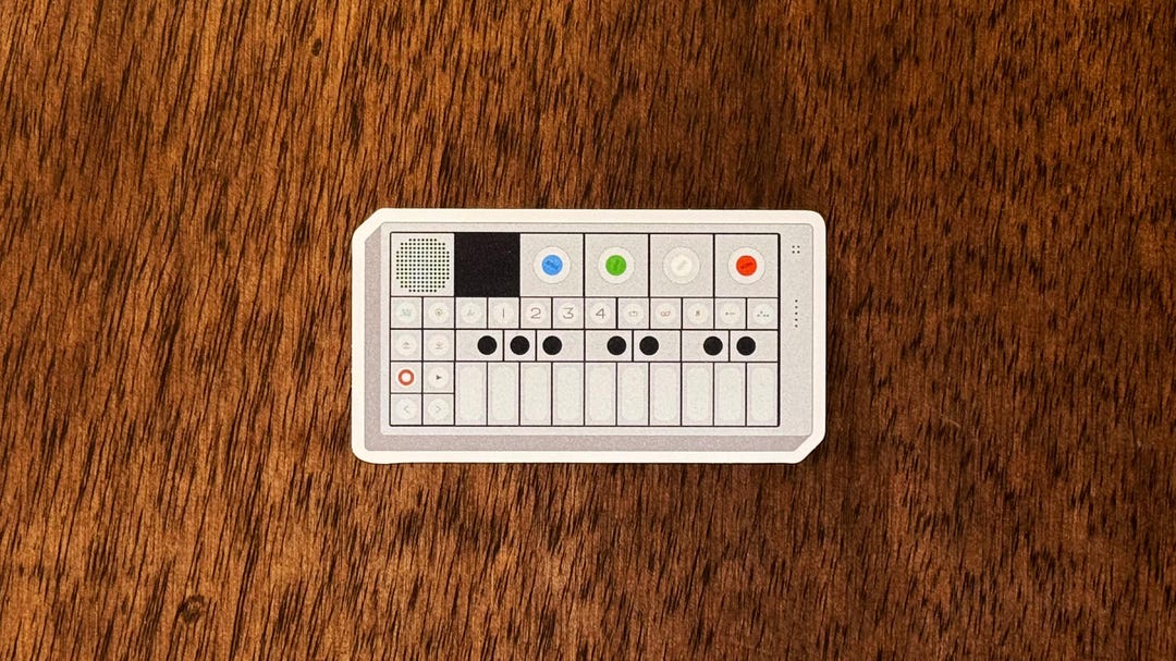 Teenage Engineering OP 1 Synthesizer Sticker Die Cut Icon, Portable ...