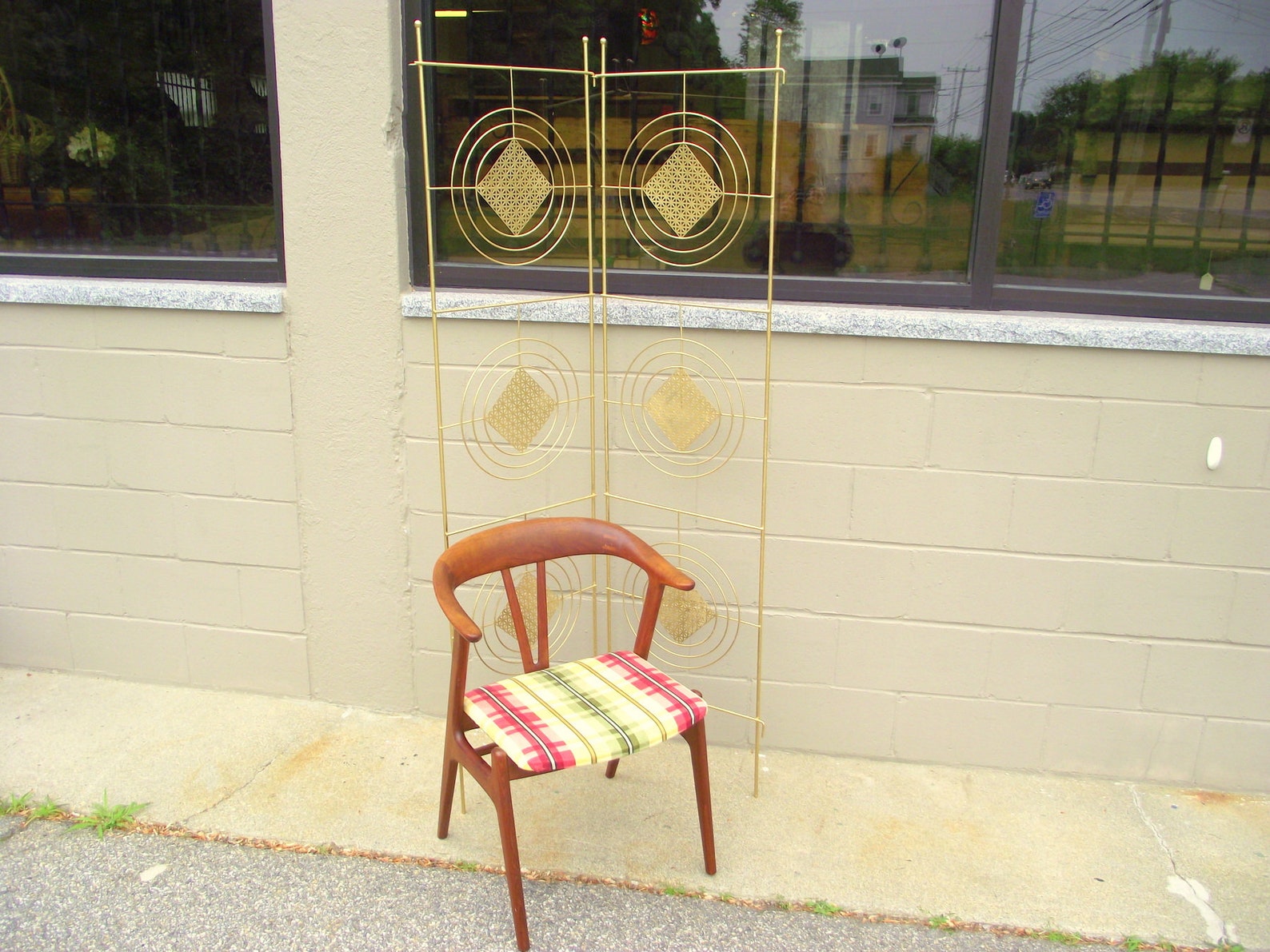 Vintage Mid Century Modern Room Divider Screen MCM Folding - Etsy