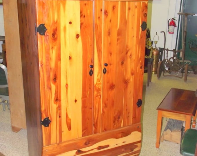 Genuine Solid CEDAR Armoire Wardrobe Closet With Double Doors CEDAR ...