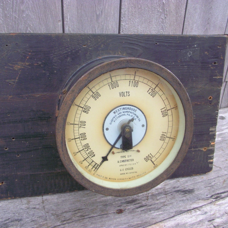 Antique Electrical Meters - Etsy