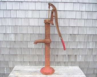 Antique Tall Cast Iron Industrial Well Pump F E Myers Pitcher Water