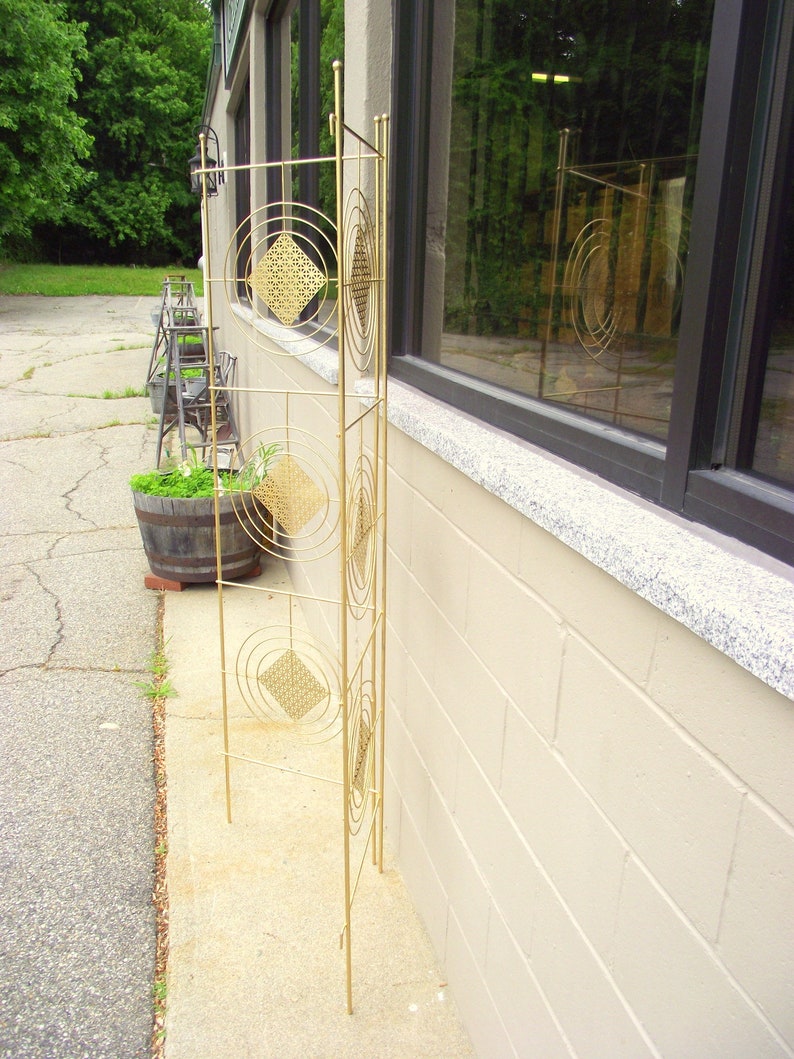 Vintage Mid Century Modern Room Divider Screen MCM Folding - Etsy