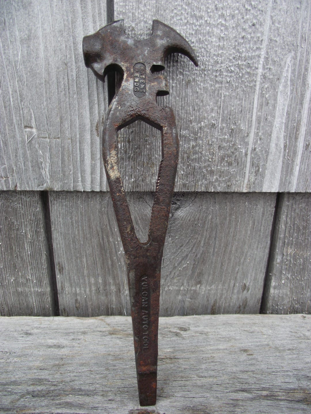 Antique 1915 Rare VULCAN AUTO TOOL Multi Use Tool J.H. Williams ...