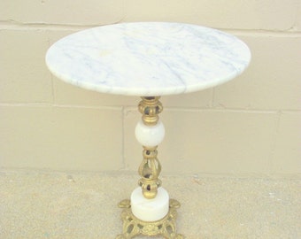 Marble plant stand | Etsy