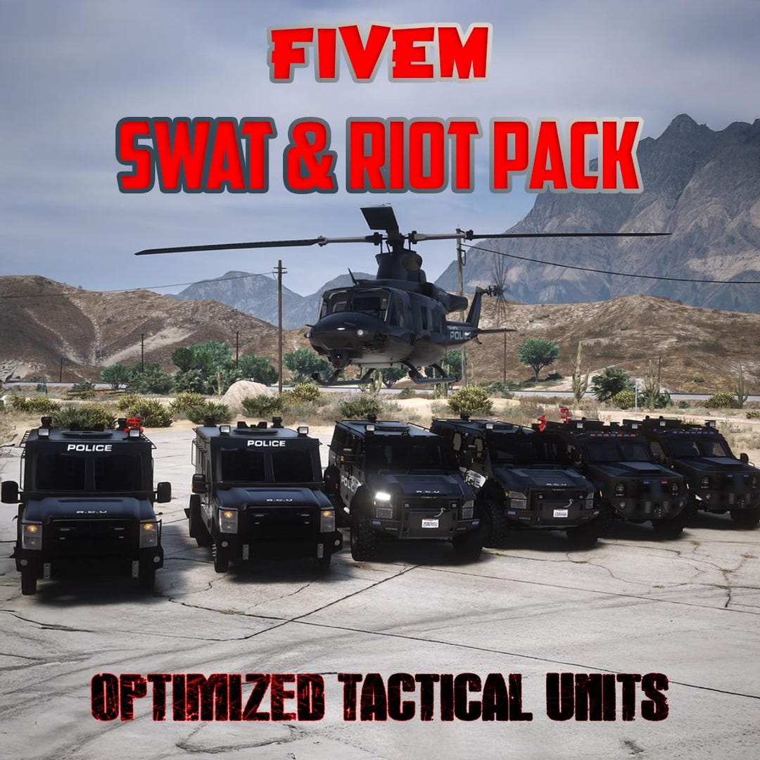 Fivem Tactical SWAT & Riot Vehicles – RP Ready, Law Enforcement Units ...