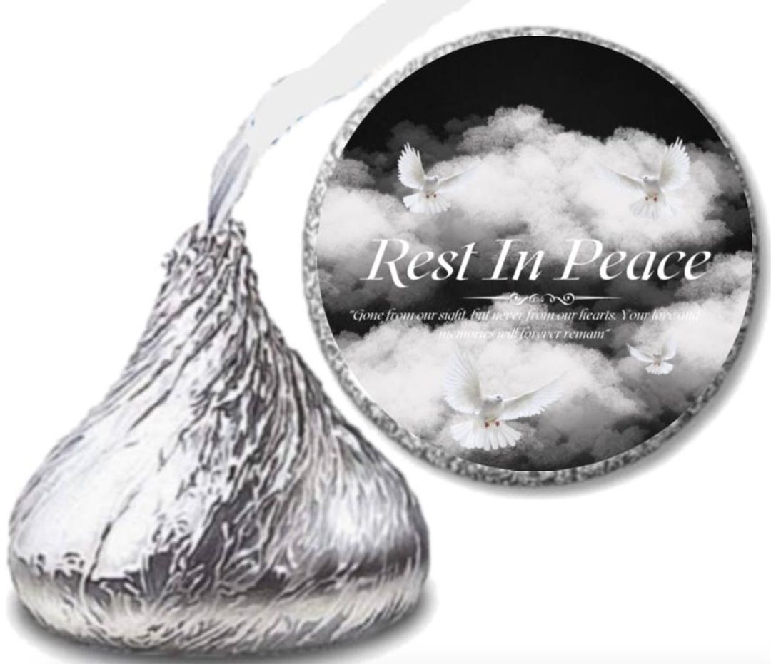 Spiritual Rest in Peace Candy Labels | Custom 0.75" Stickers | Glossy ...