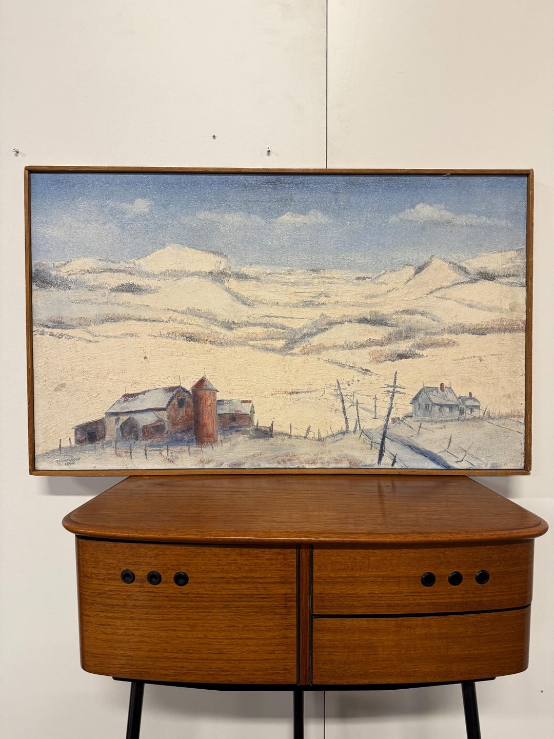 Winter Landscape, Theodore Donaldson, American Impressionist, Oil ...