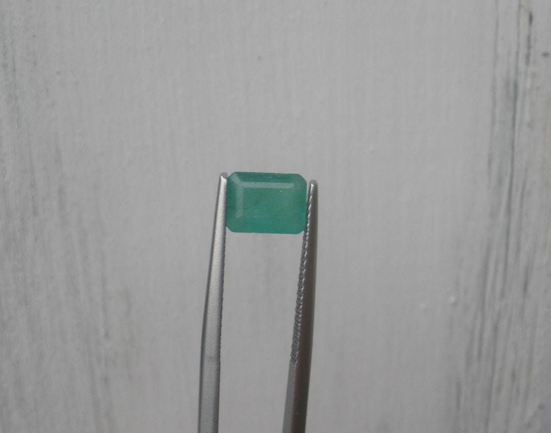 Brazilian Emerald Octagon Natural Gem 8 X 6mm - Etsy