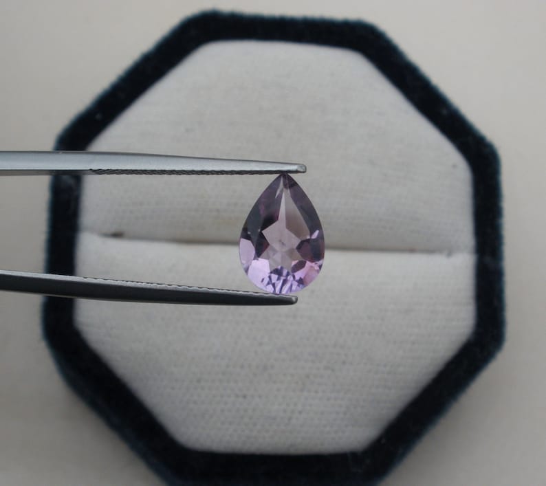 Amethyst Pear Natural Loose Gem 10 X 7mm - Etsy