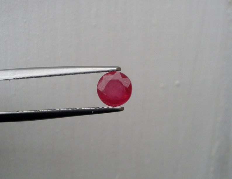 Red Ruby Round Loose Natural Gem 6mm - Etsy
