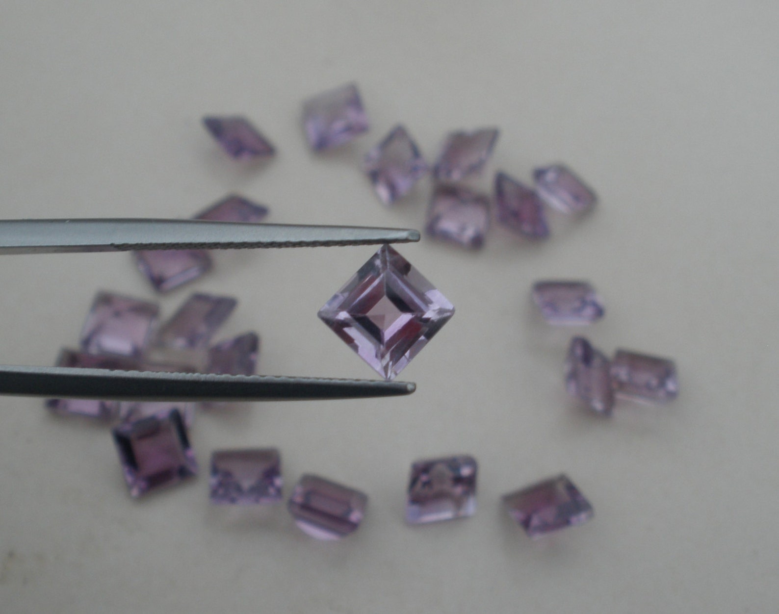 Amethyst Square Loose Natural Gem 6mm - Etsy