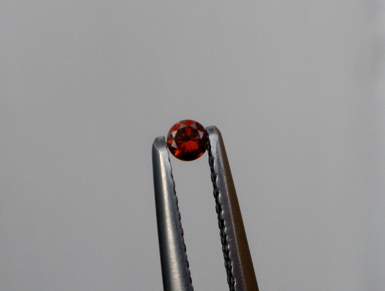 Cognac Red Diamond Loose Round 2mm - Etsy