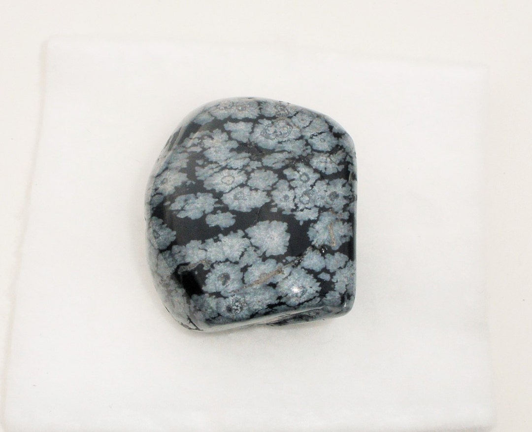 Snowflake Obsidian Polished Loose Natural Gemstone 90 Carats Free Ship ...