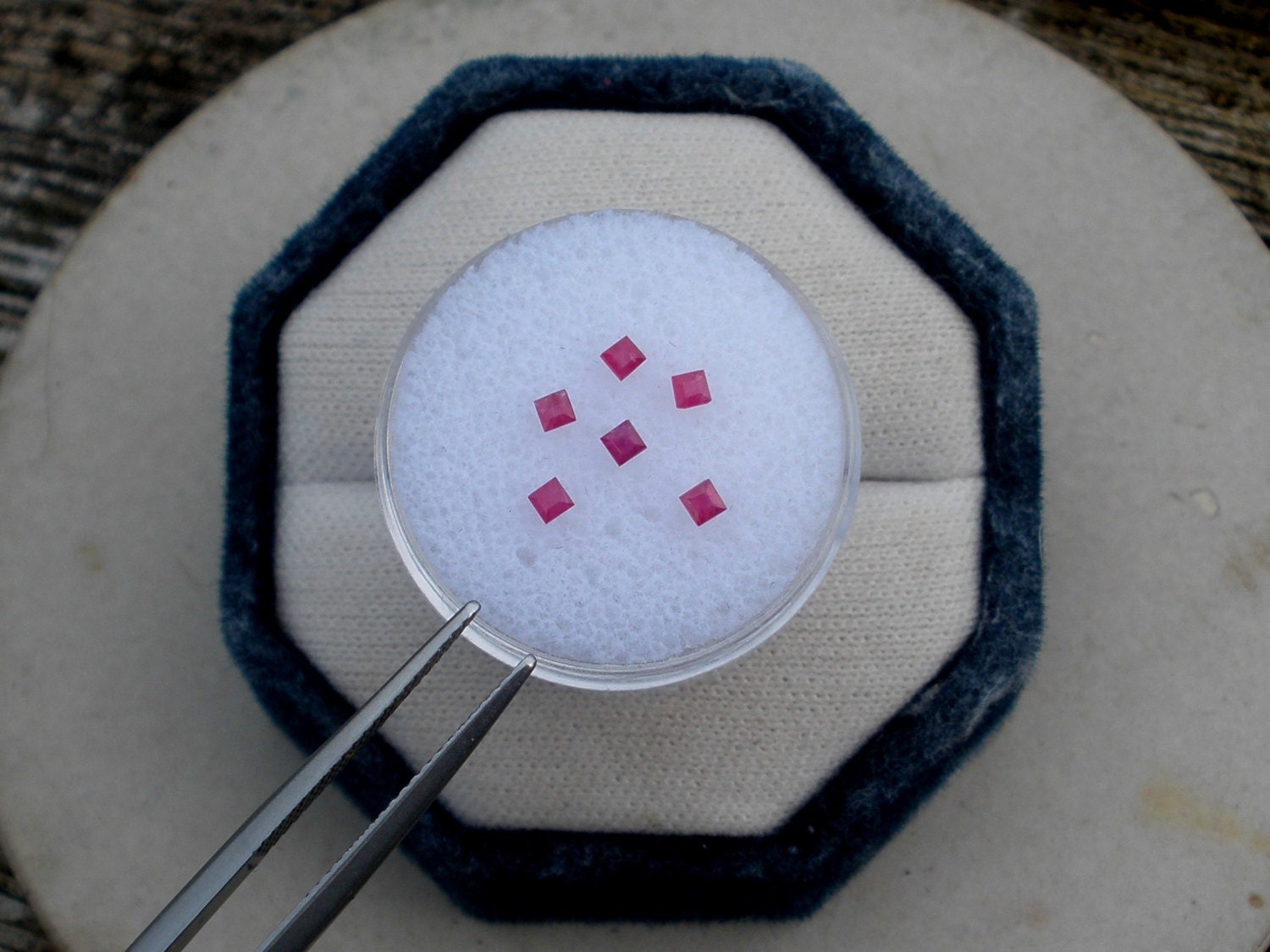 6 Loose Natural Red Ruby Square Loose Faceted Gems 2mm | Etsy