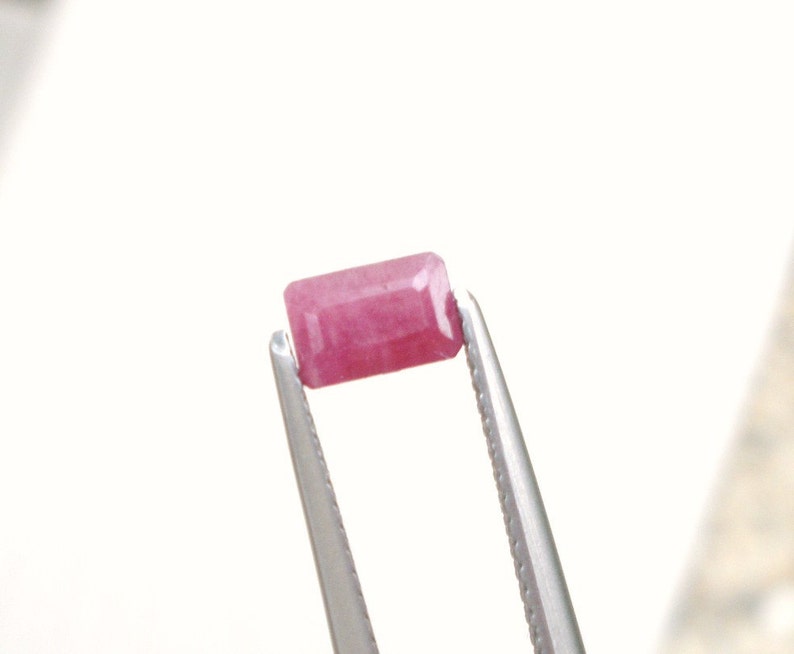 Ruby Emerald Loose Faceted Natural Gem 6x4mm | Etsy