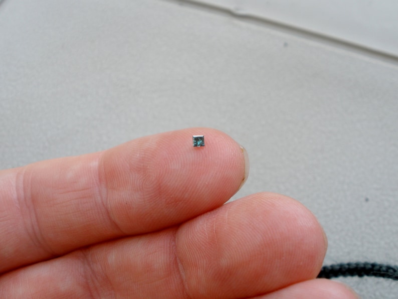 Blue Princess Diamond Loose Faceted Cut 2mm - Etsy