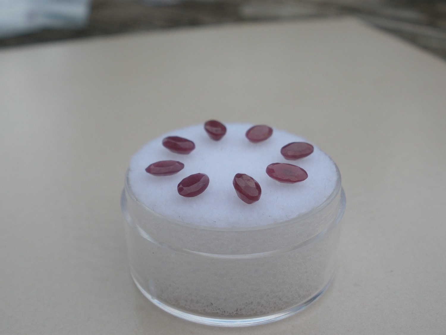 8 Ruby Oval Natural Loose Faceted Gems 5x3mm Each - Etsy