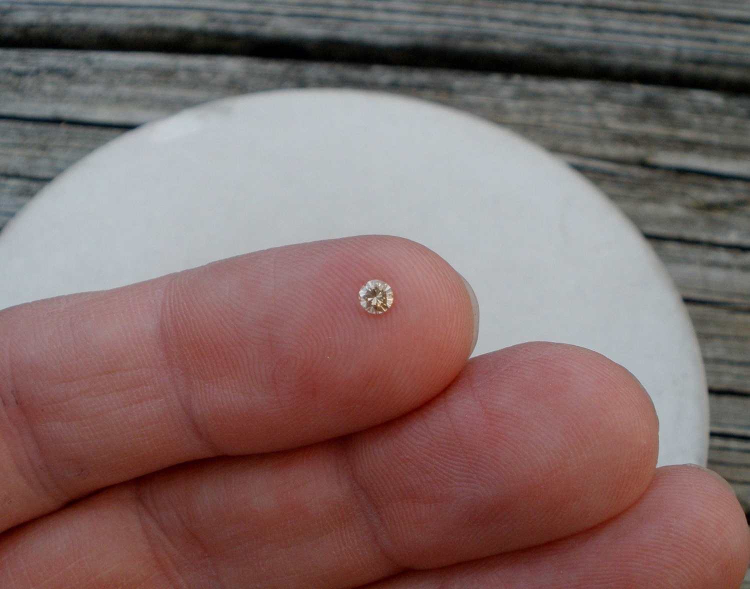 3mm Champagne Diamond Loose Round 0.13 Carats - Etsy
