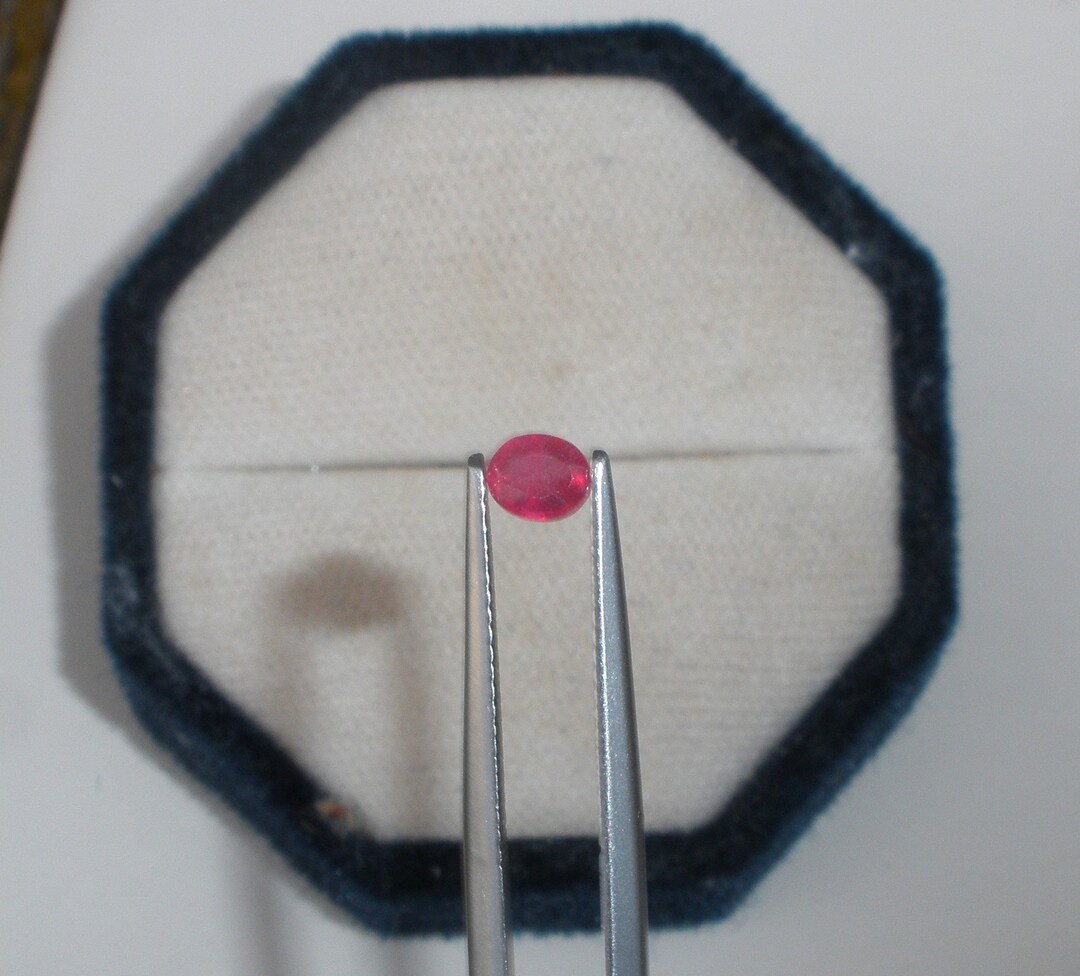 Ruby Oval Loose Natural Gem 5x4mm - Etsy
