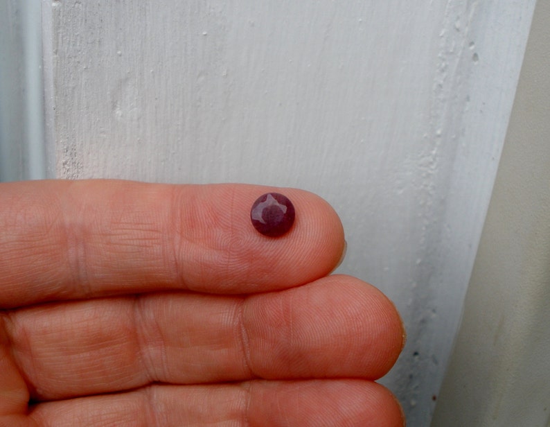Red Ruby Round Loose Faceted Natural Gem 7mm - Etsy