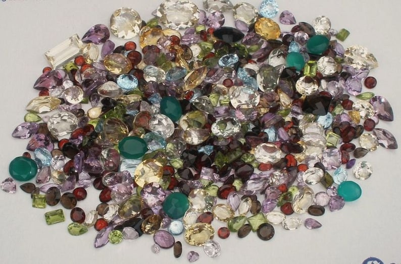 Over 500 Carats of Loose Natural Gemstone Mix Parcel Lot for Jewelry ...