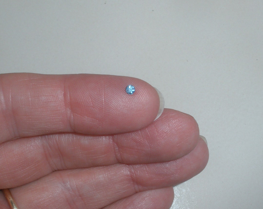 2mm Blue Sapphire Round Loose Faceted Natural Gem for Jewelry, Crafts ...
