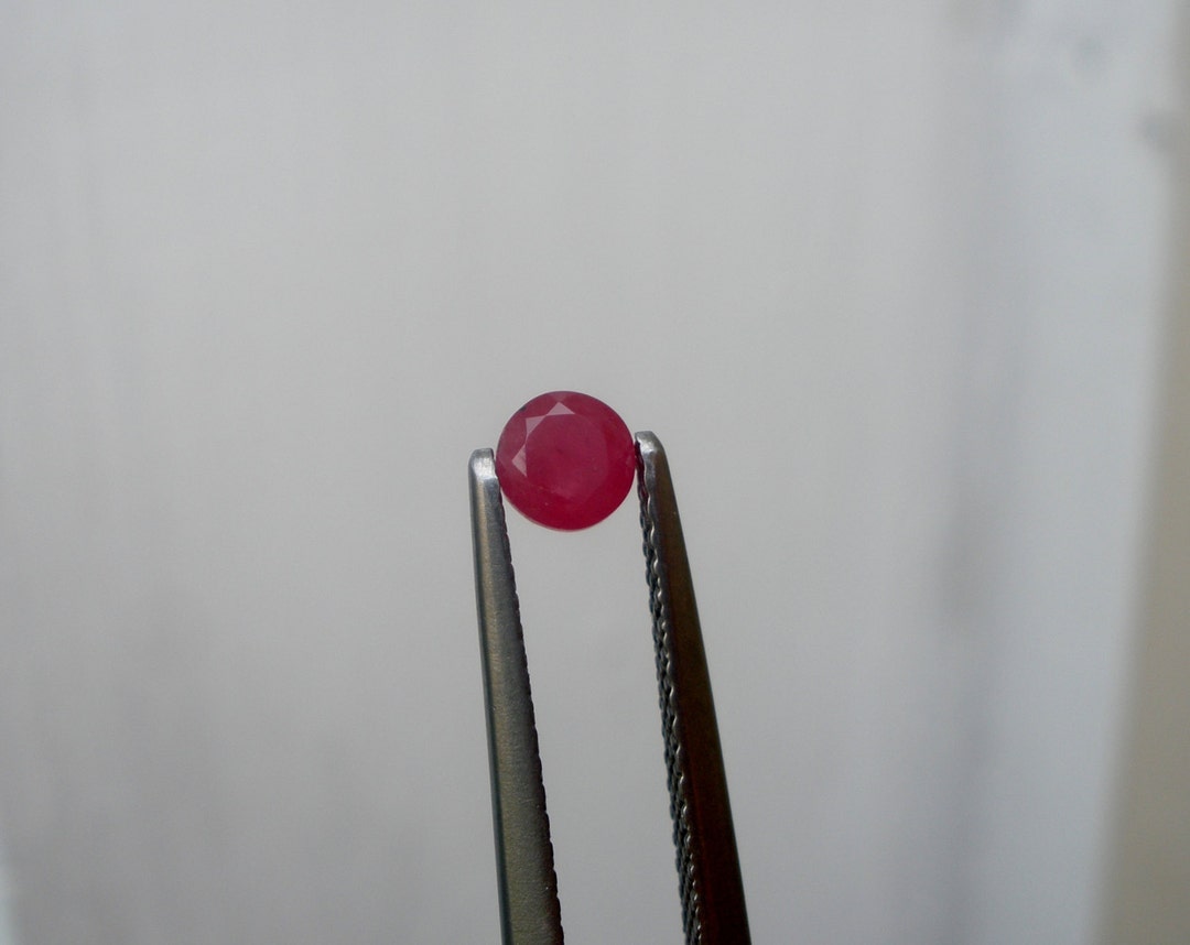 Red Ruby Round Loose Faceted Natural Gem 4mm AAA Quality - Etsy