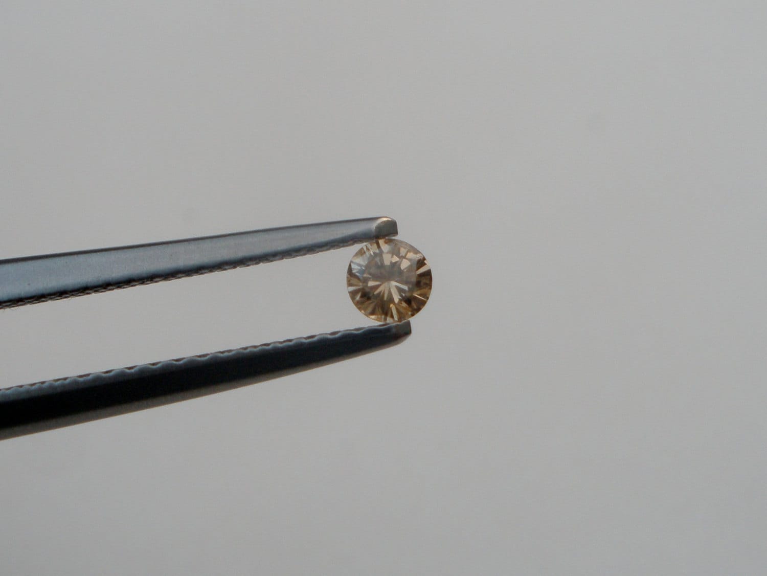 3mm Champagne diamond loose round 0.13 carats | Etsy