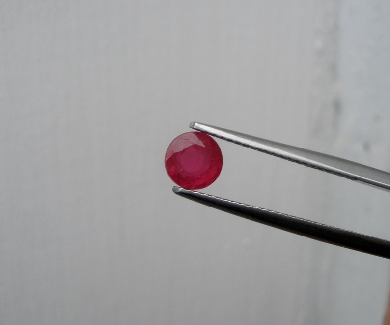 Red Ruby Round Loose Natural Gem 6mm - Etsy