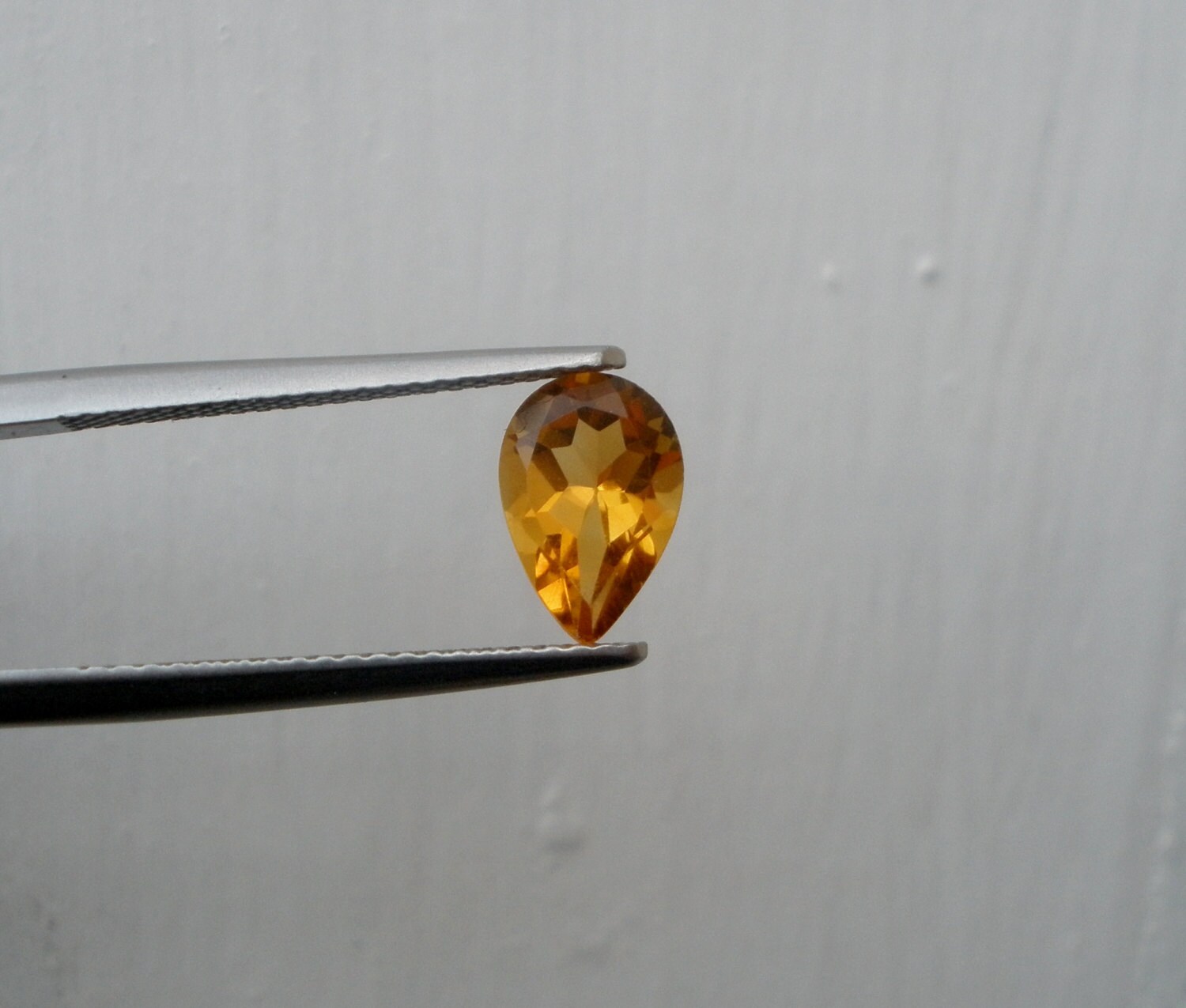 Citrine Pear Loose Faceted Natural Gem 9 X 6mm - Etsy
