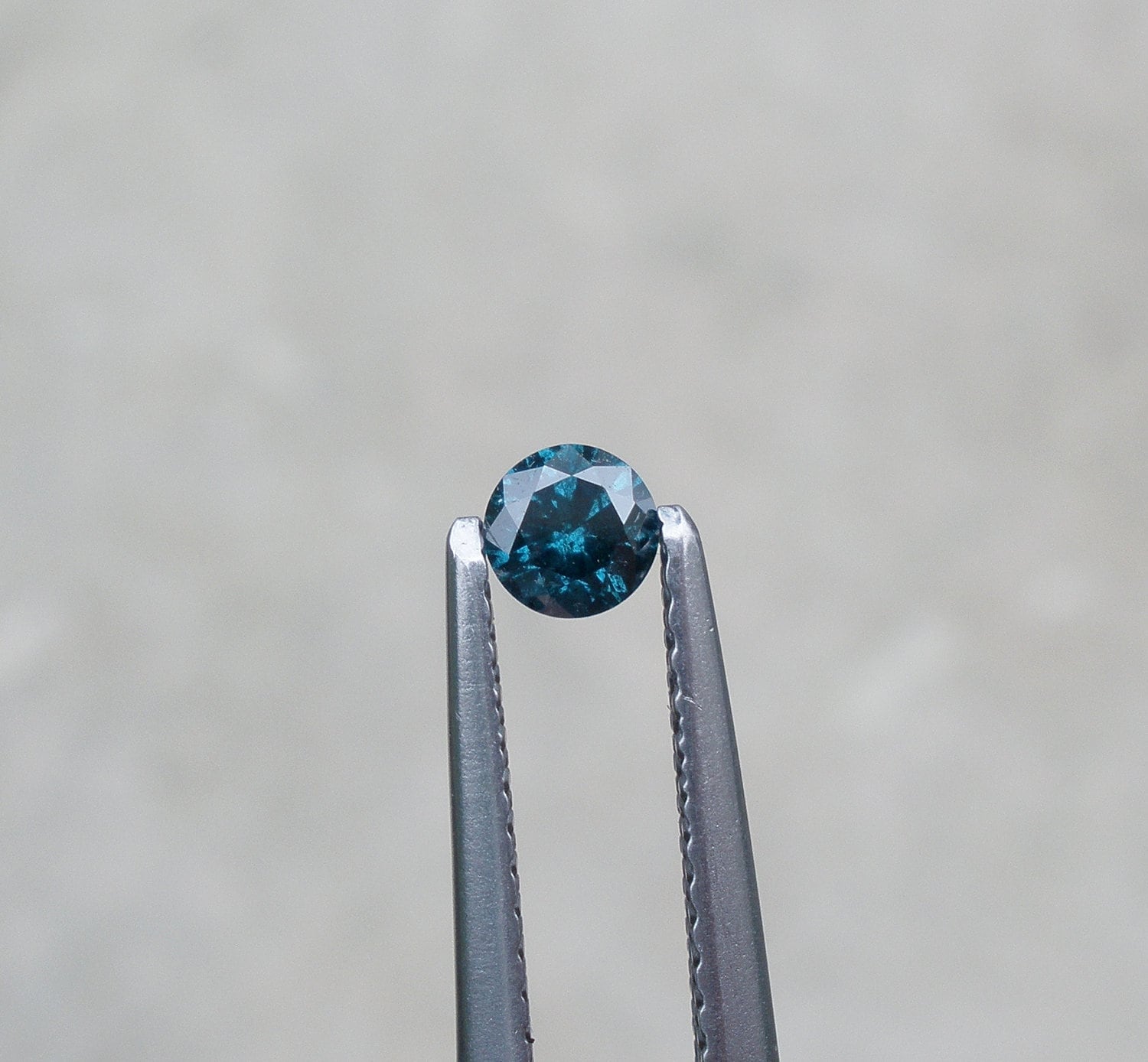 4mm Natural Blue Diamond Round SI Clarity - Etsy