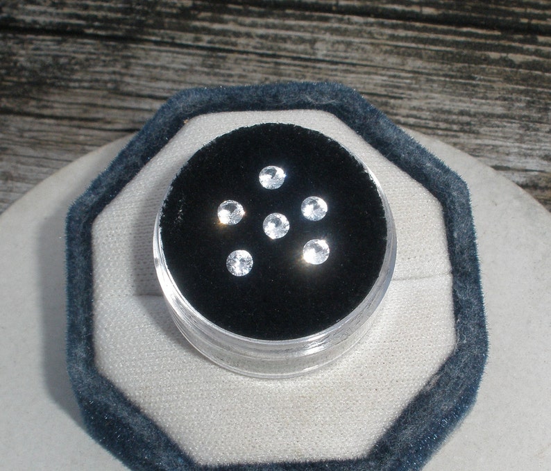 6 White Sapphire Round Loose Faceted Natural Gems 3mm Each - Etsy