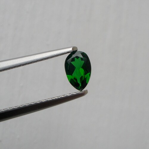 Green Chrome Diopside Emerald Loose Faceted Natural Gem 6x4mm - Etsy