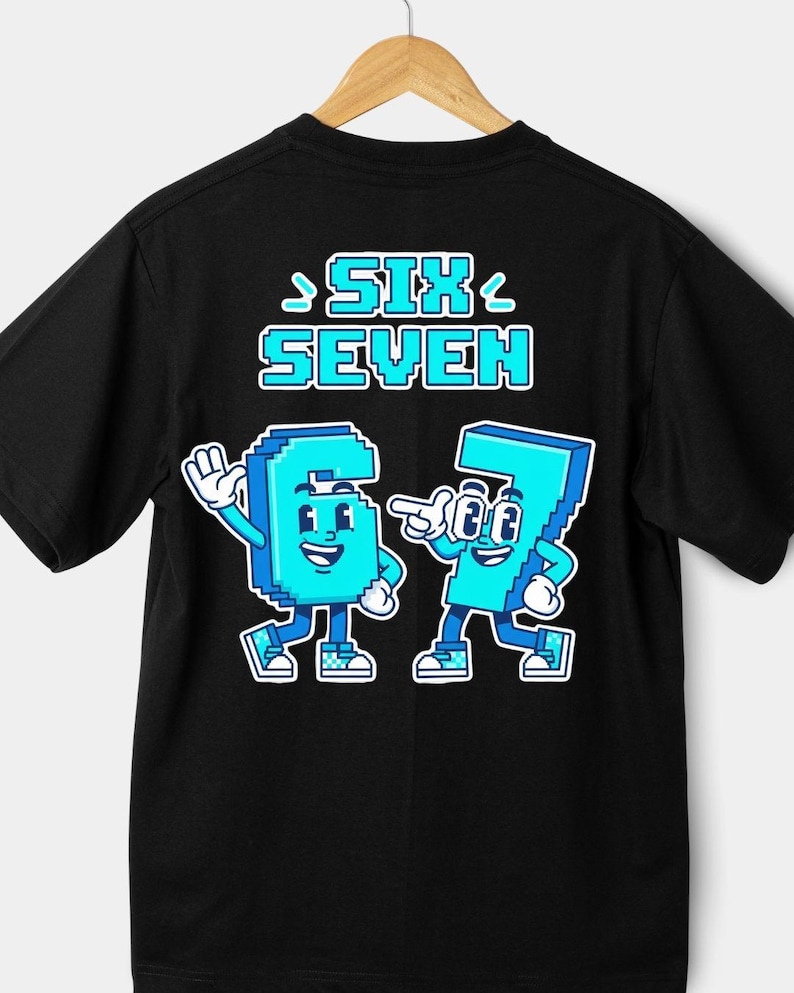 67 Brainrot Meme PNG | Six Seven Italian Gaming Design | Ice Cream Drip ...