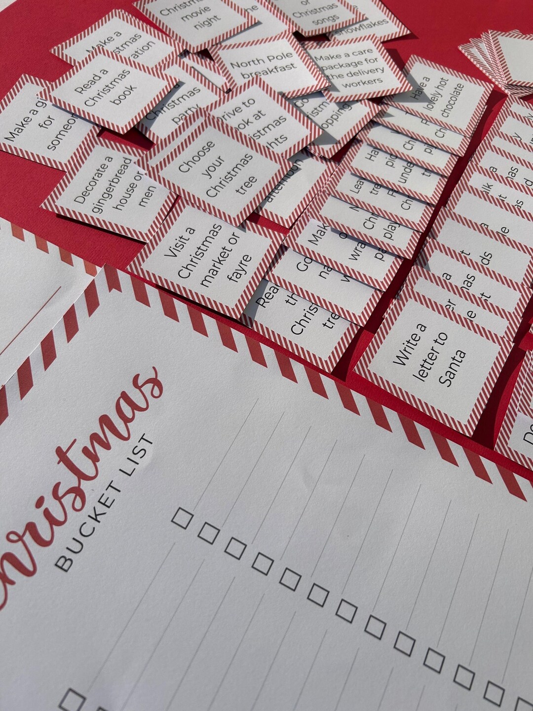 Christmas Activity Cards Printable | Advent Calendar Activities ...