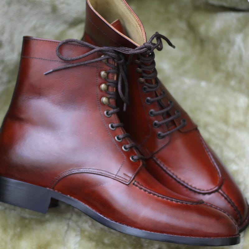 Red Chukka Boots - Etsy