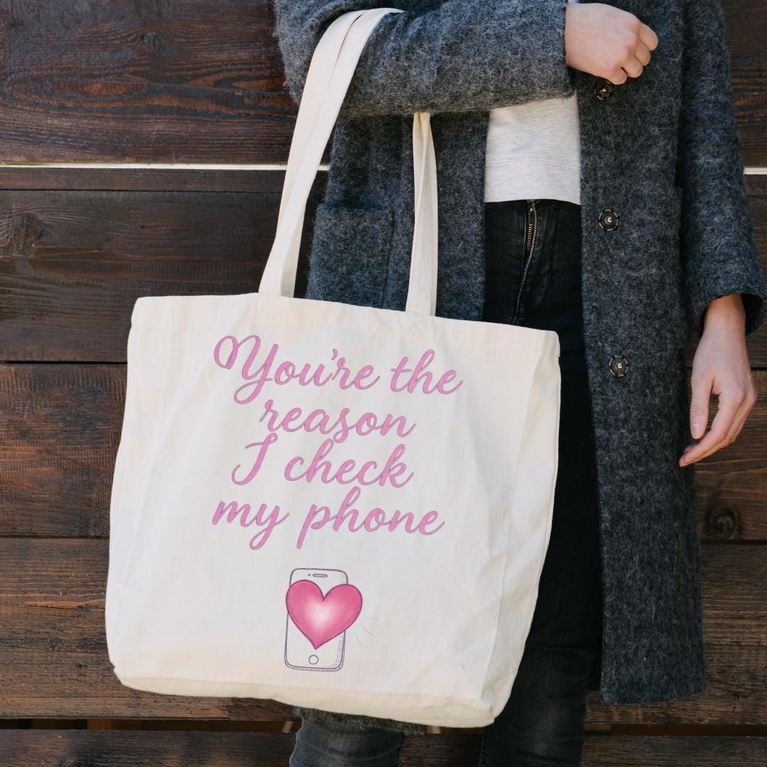 You're the Reason I Check My Phone Modern Love Quote (digital Valentine ...