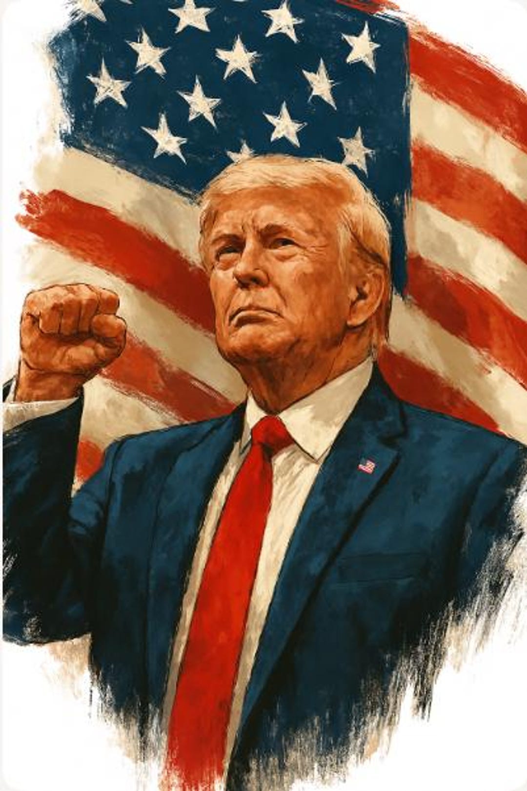 Donald Trump Fan Art Digital Download – Patriotic Conservative ...
