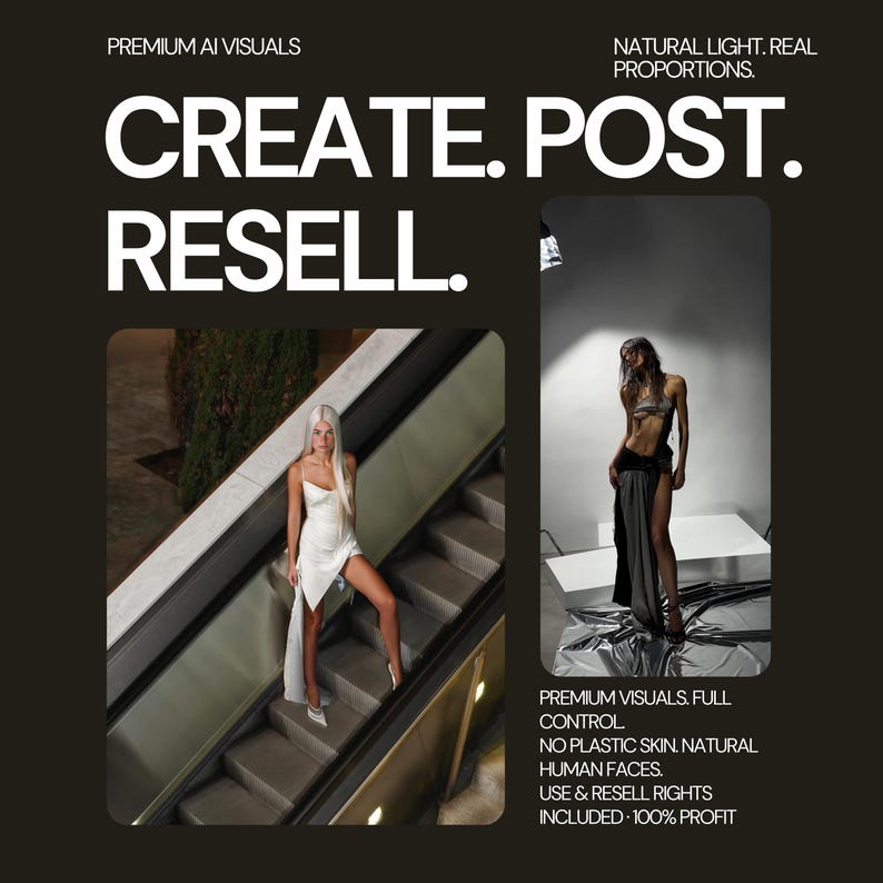 AI Model Photos for Instagram and ALL Social Media, No Photoshoot No ...