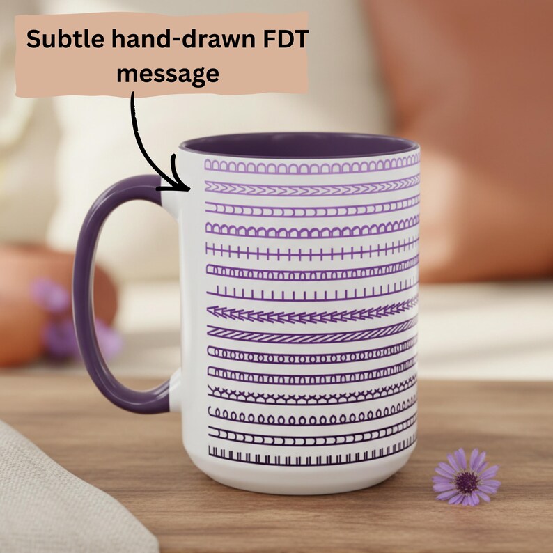 FDT Coffee Mug, Hidden Message Mug, Subtle Anti Trump Design Cup ...
