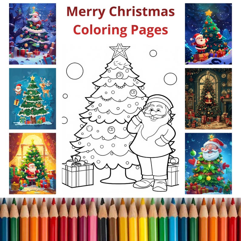 Ultimate Christmas Coloring Pages Bundle | 2700+ Printable Coloring ...