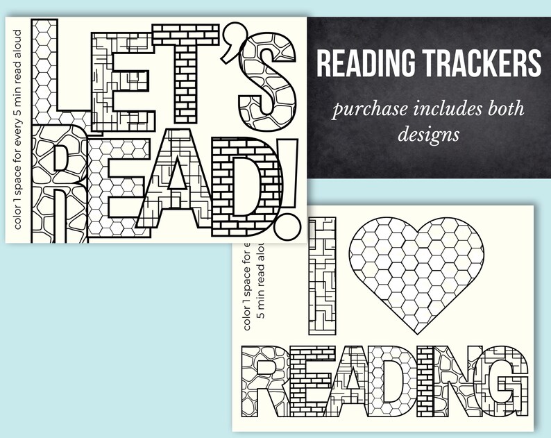 Printable Reading Tracker for Kids, Read Aloud Chart for Elementary ...