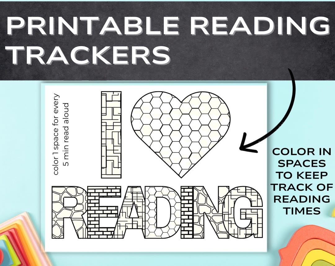 Printable Reading Tracker for Kids, Read Aloud Chart for Elementary ...