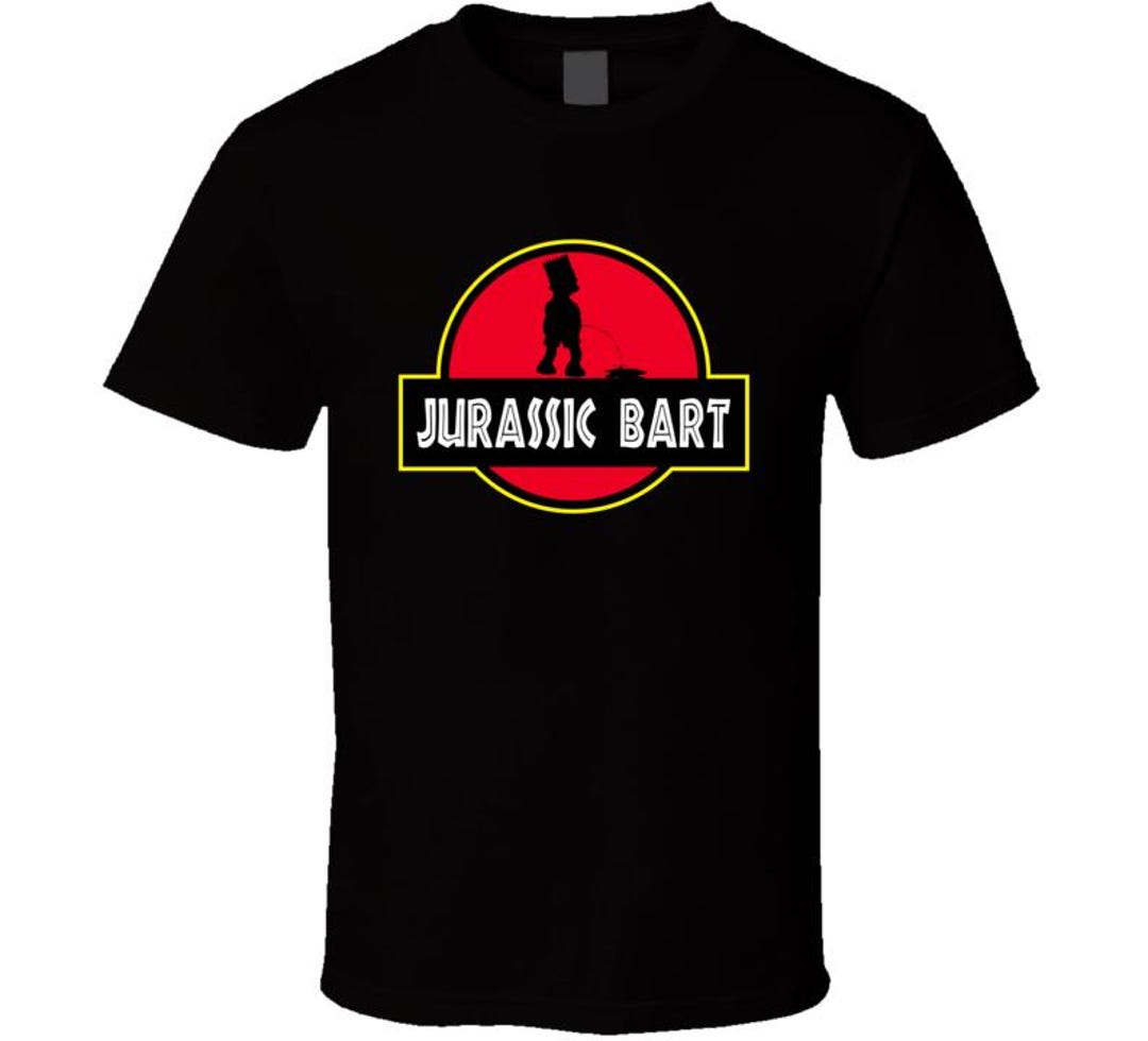 Jurassic Bart Simpson Parody T Shirt - Etsy