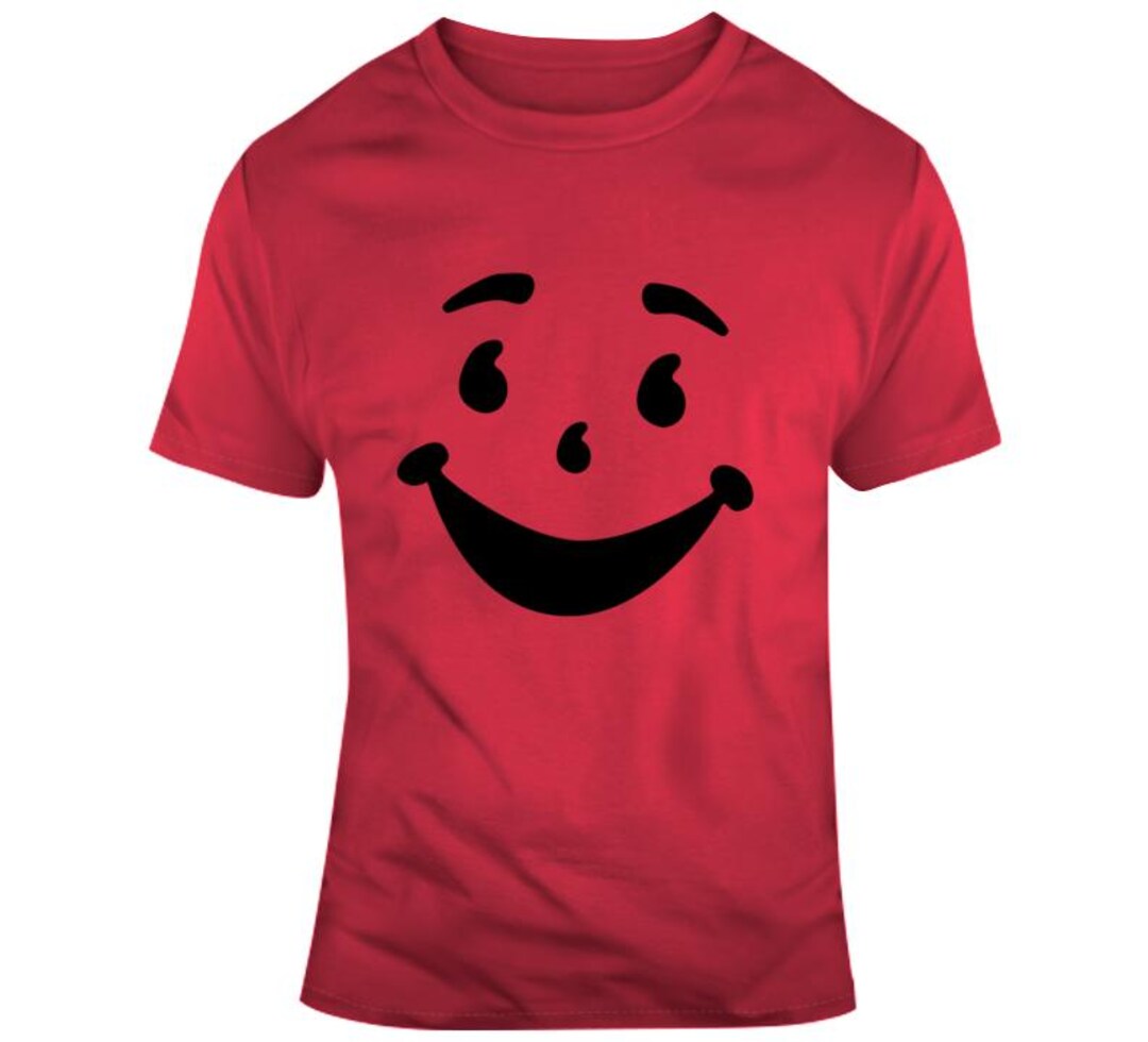 Kool-aid Man Face Juice Drink Ad T Shirt - Etsy