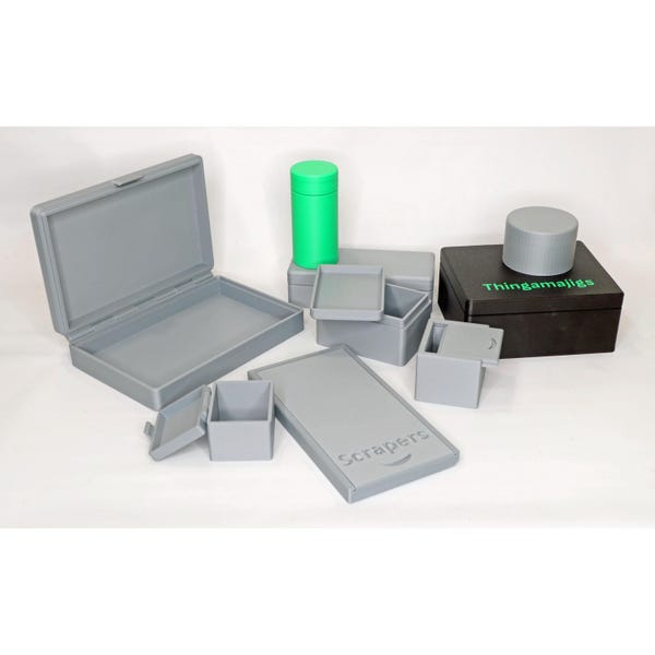 Small Plastic Boxes With Hinged Lids - Etsy