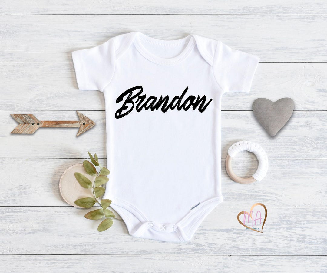 Personalized Baby Boy Clothes - Baby Boy Bodysuit- Baby Boy Clothing ...