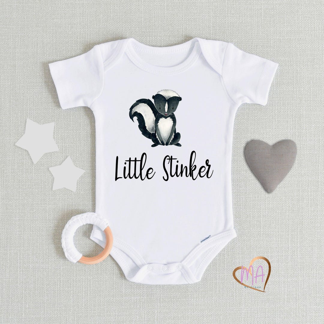 Little Stinker Skunk Baby Bodysuit - Etsy